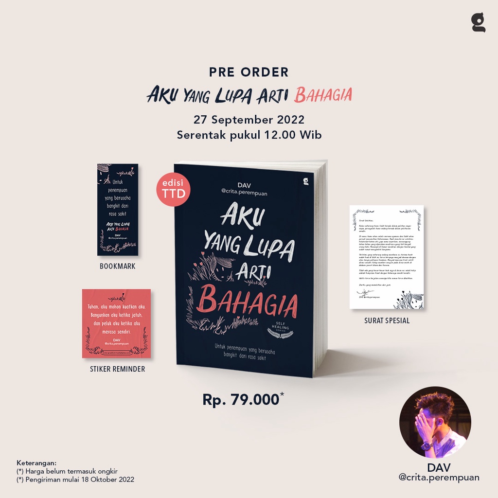 Jual Aku Yang Lupa Arti Bahagia - Mas Dav | Shopee Indonesia