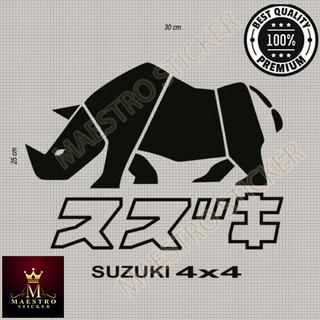 Jual M.STICKER Stiker Suzuki Badak Jimny 4x4 Off Road Cutting Sticker ...