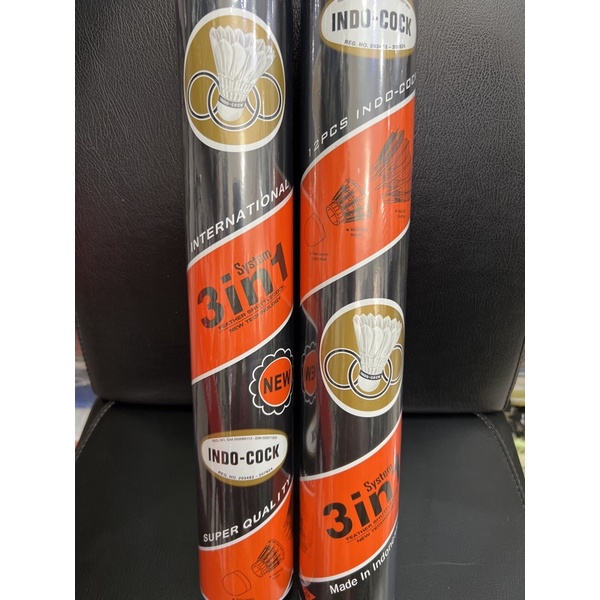 Jual Shuttlecock Indocock 3in1 Orange / Kok Indocock 3in1 Orange ...