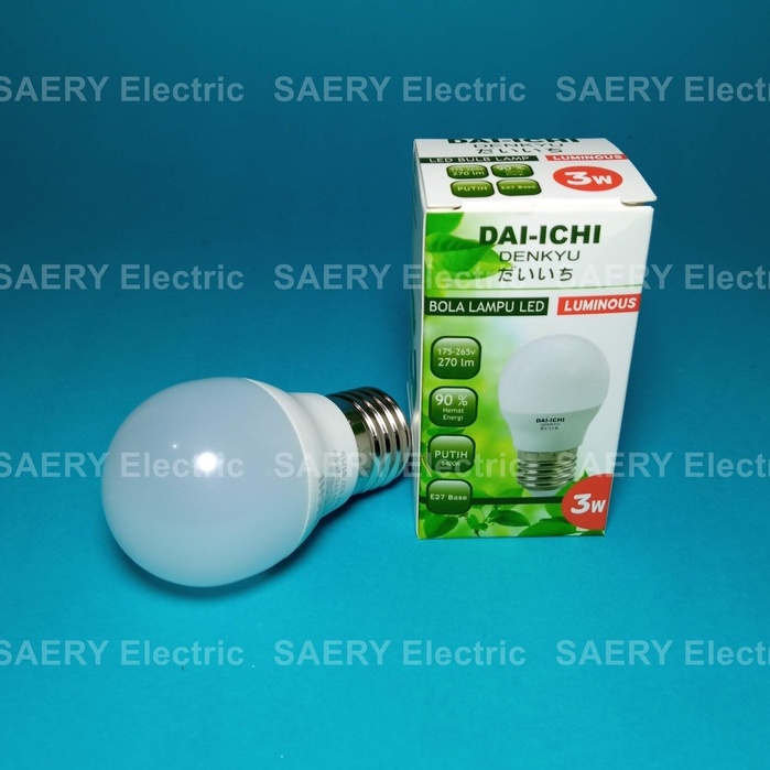 Jual Lampu Led Dai -Chi 3 Watt | Shopee Indonesia