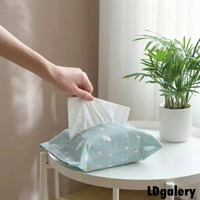 Jual Kotak tisu Kain katun polkadot | Shopee Indonesia