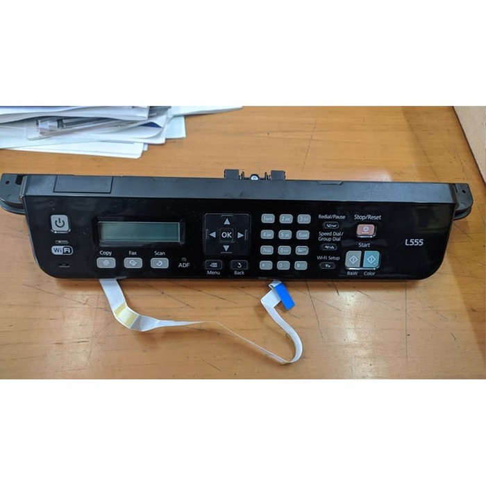 Jual Control Panel Assembly Epson L555 Tombol Power On Off Printer L555 ...