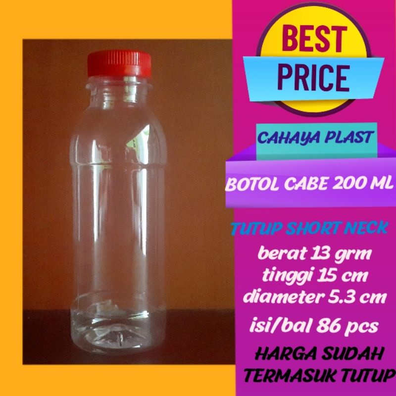 Jual Botol Cabe 200Ml-Botol Plastik 200Ml-Botol 200Ml-[Per 86 50 30pcs ... Jual Botol Cabe 200Ml-Botol Plastik 200Ml-Botol 200Ml-[Per 86 50 30pcs ...