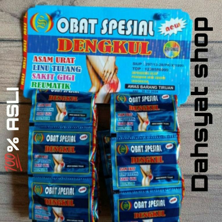 Jual Obat Spesial Dengkul Kapsul 1 hanger 2 renceng isi 20 sachet ...