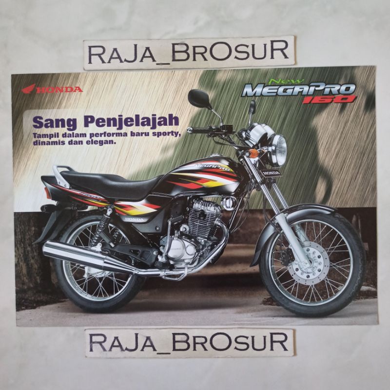 Jual Poster brosur katalog leaflet Honda MegaPro/MegaPro Hiu 2004 ...