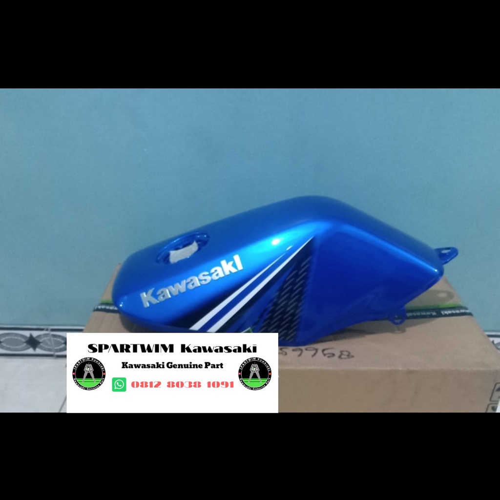 Jual Tanki tangki tengki bensin biru muda 2013 Ninja 150 R original ...