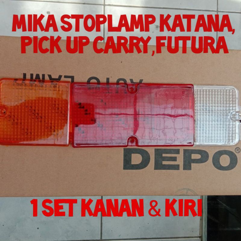 Jual MIKA LAMPU REM KATANA,CARRY 1.0,FUTURA,(PICK UP) SET KANAN DAN KIRI MIKA STOP LAMP SET L/R ...