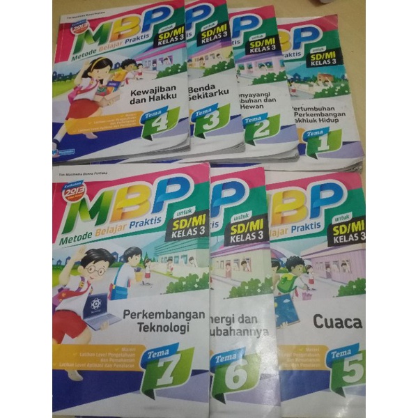 Jual Buku mbp kelas 3 sd kondisi 90% bagus | Shopee Indonesia