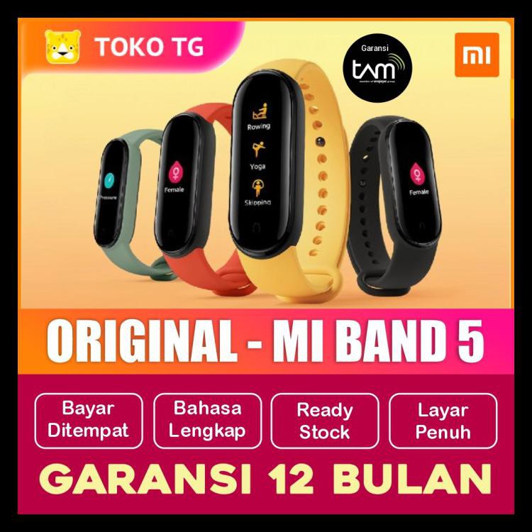 Jual Xiaomi Mi Band 4 Oled Miband 4 Smartwatch 100% Original Ready Stock!!! - M5 Global Hitam ...