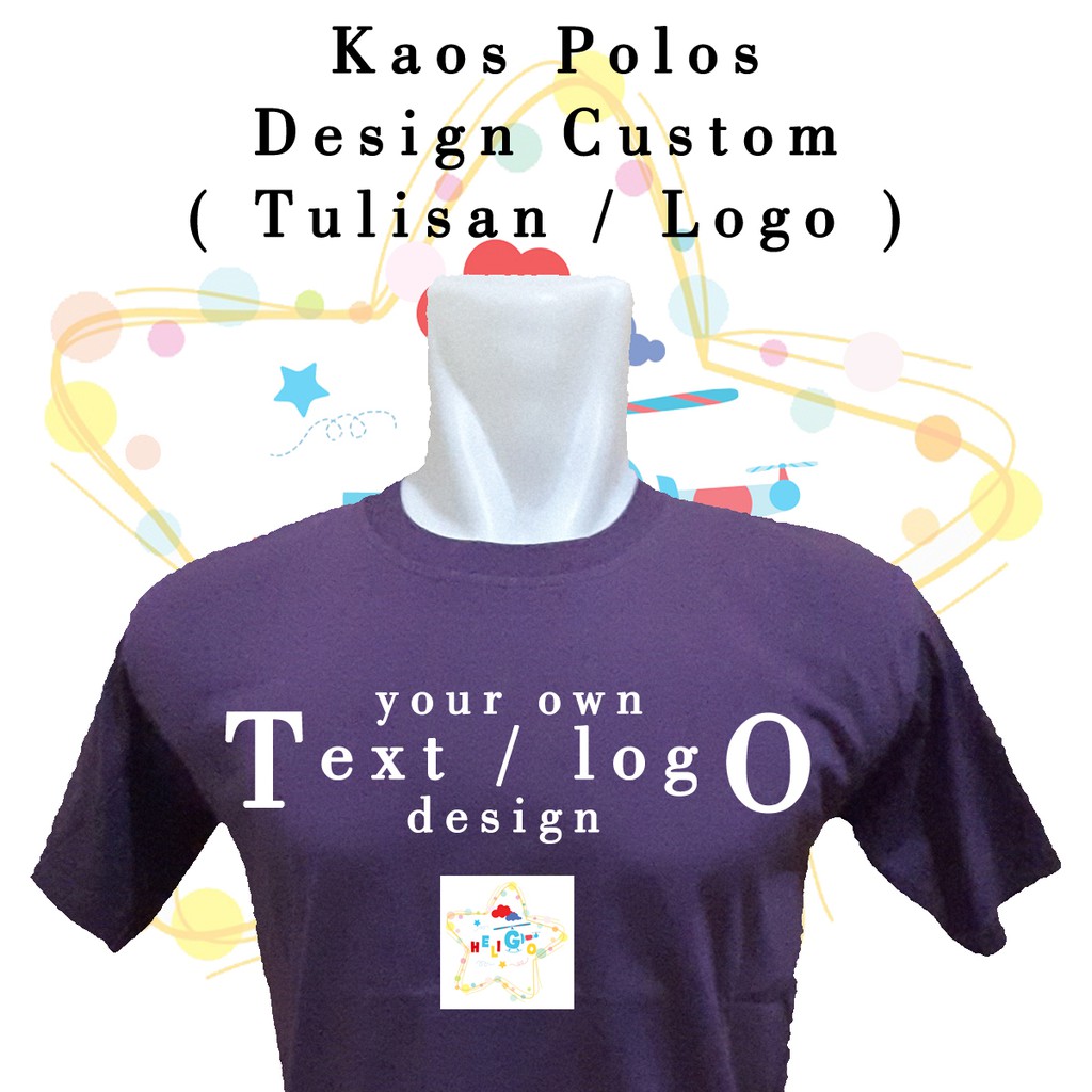 Jual Kaos Design Suka Suka / Custom Tulisan / Logo | Shopee Indonesia