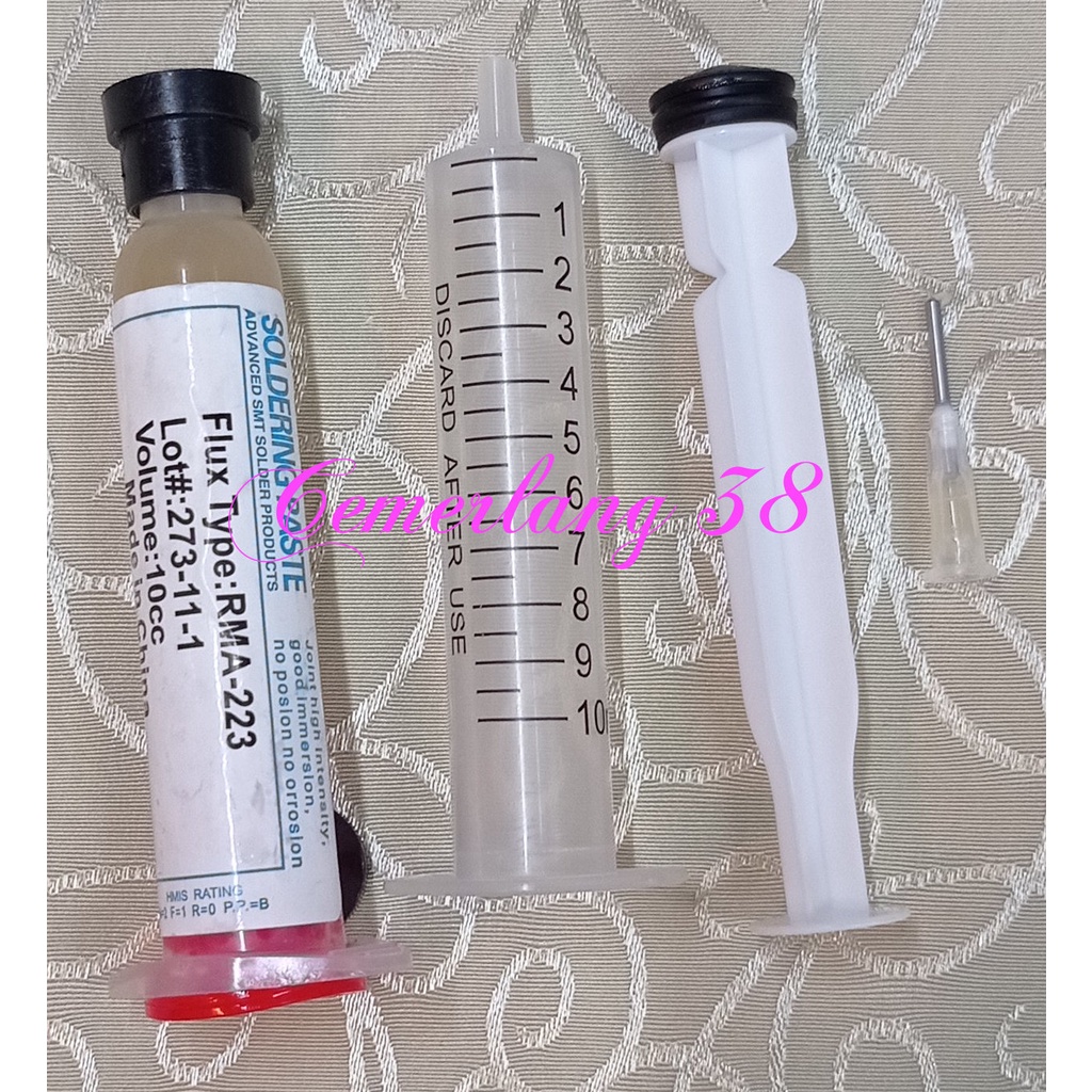 Jual Stik Alat Pendorong Tabung Suntikan Flux Stick Needle FREE FLUX ...