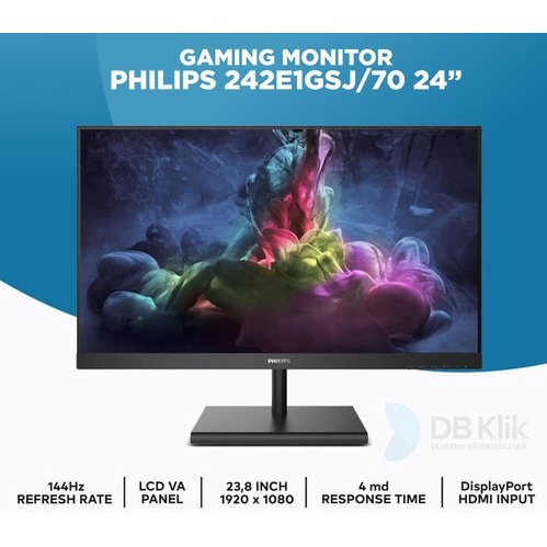 Jual MONITOR LED PHILIPS 24" 242E1GSJ 144HZ 23,8 INCH FHD HDMI DP ...