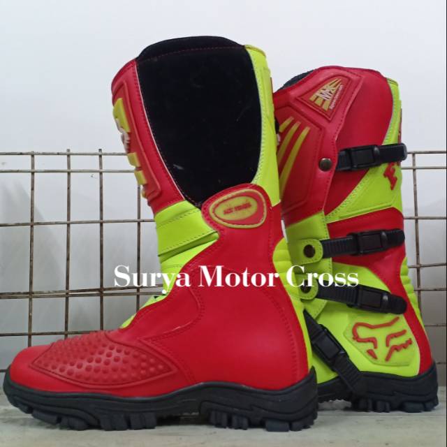 Jual sepatu trail fox sepatu cross fox sepatu motor trail sepatu boots ...