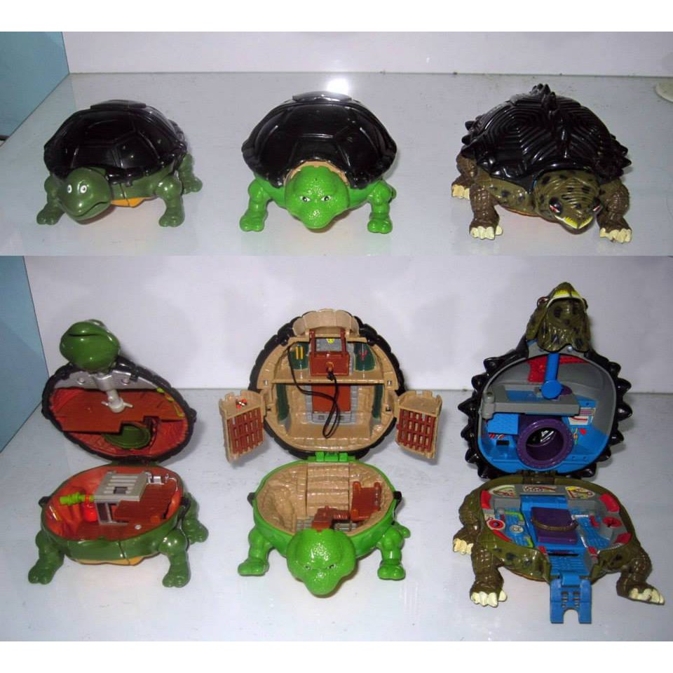 Jual Micro Polly Pocket Teenage Mutant Ninja Turtles TMNT Original ...