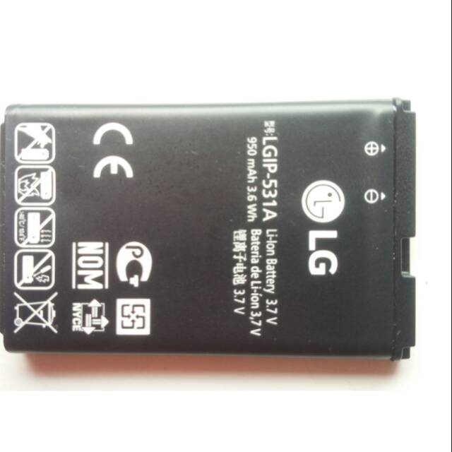 Jual Batre baterry cell LG lgip-531a 100% original dan awet | Shopee ...