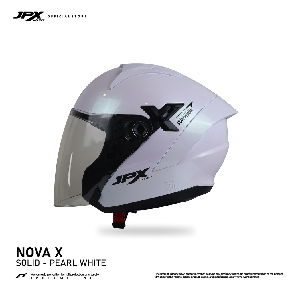 Jual Helm JPX Half Face NovaX Solid | Shopee Indonesia