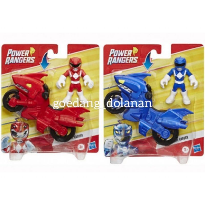 Jual Power Rangers Figure Value Racers Red / Blue Rangers | Shopee ...