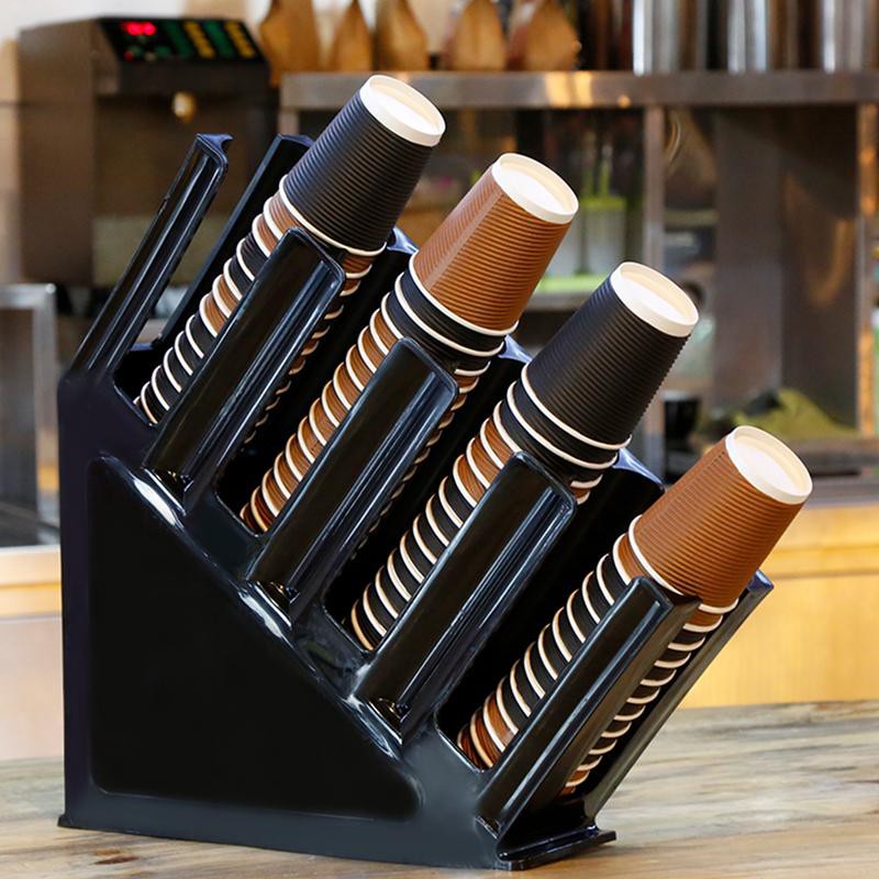 Jual Rak Gelas Plastik 4 Sekat / Rak Akrilik Gelas Cup / Bar Caddy ...