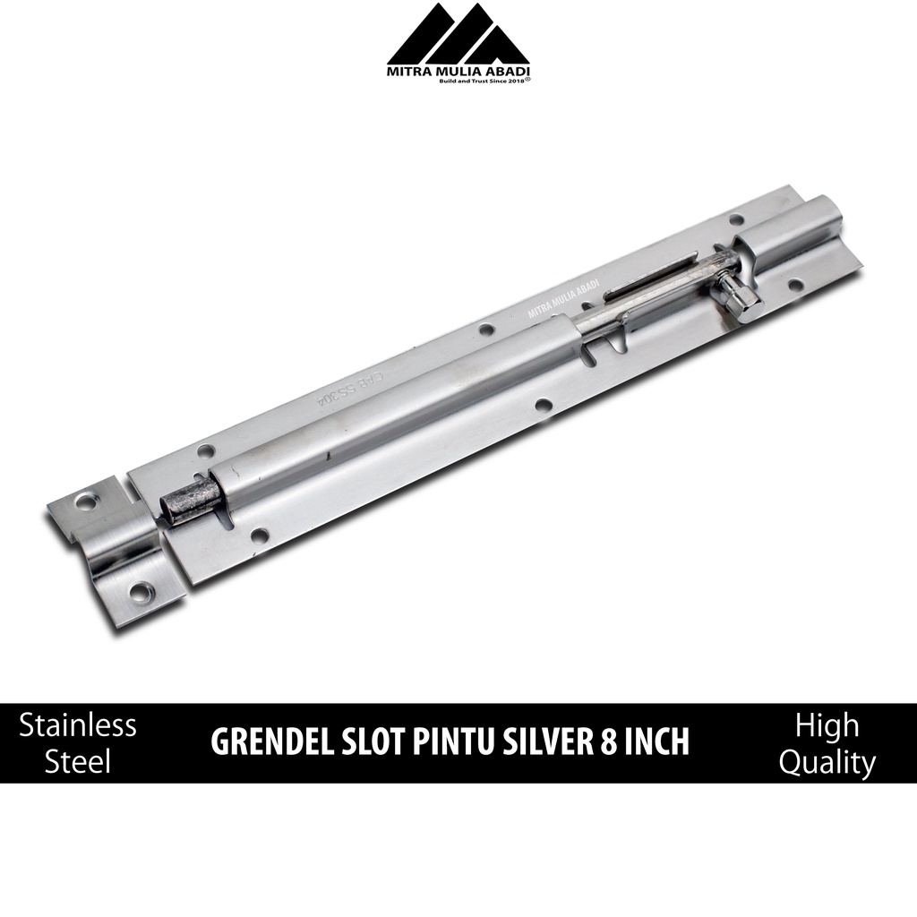 Jual Grendel Slot Pintu Jendela 8 Inch Selot Stainless + Skrup | Shopee ...