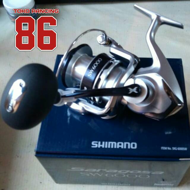Jual Reel Spinning Shimano Saragosa 6000 SW | Shopee Indonesia