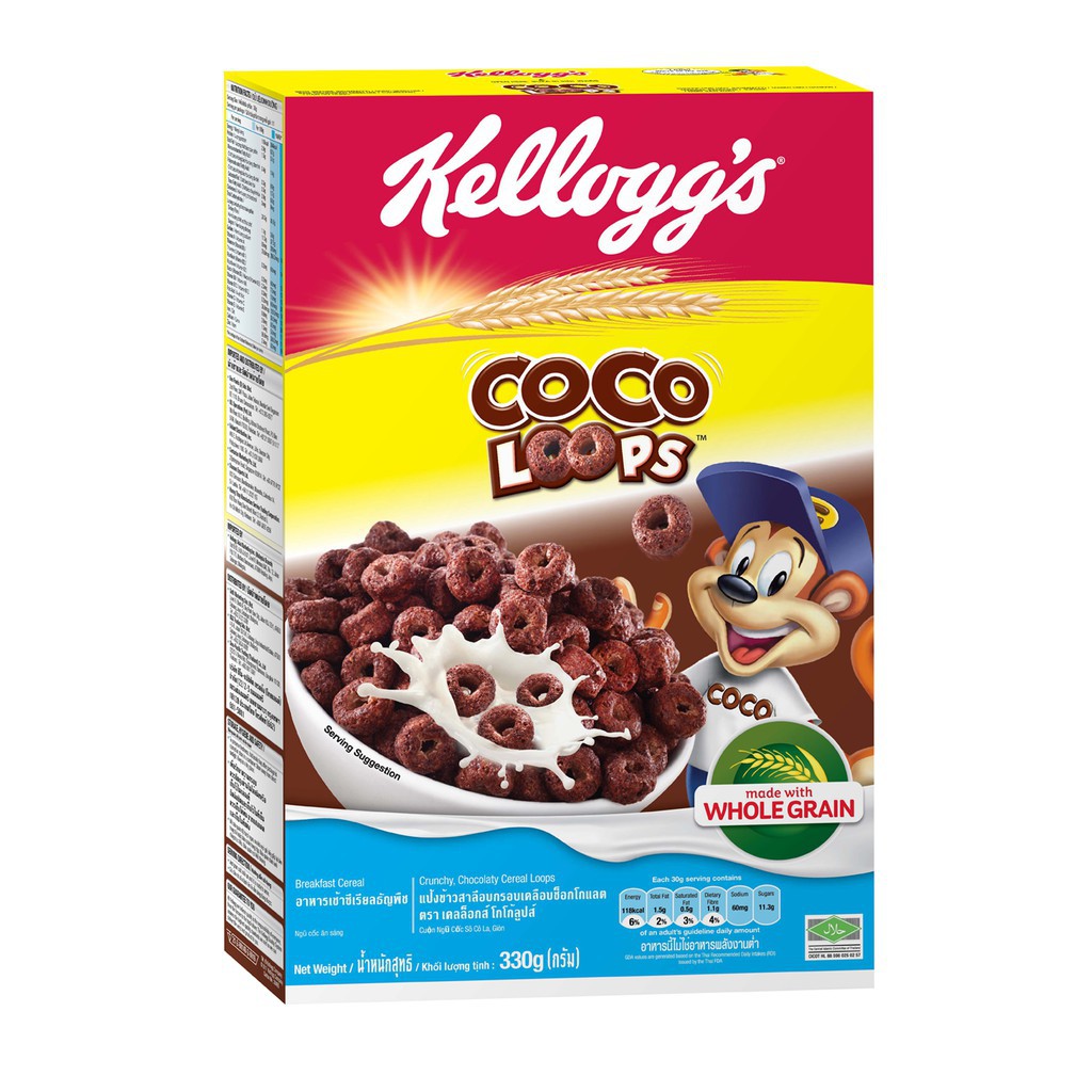 Jual Sereal Kellogg's Coco Loops 330 gram (kemasan BESAR) | Shopee ...