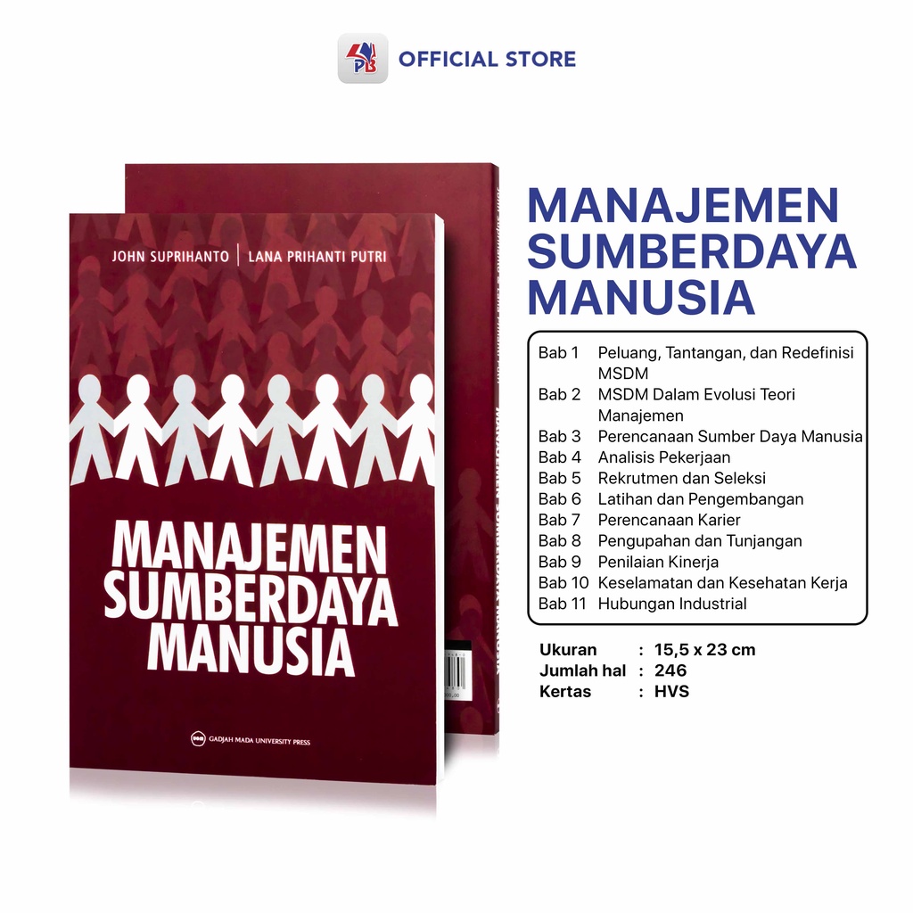 Jual Buku Manajemen Sumberdaya Manusia / John Suprihanto UGM Press / UGM PRESS -UGMP - UGMP ...