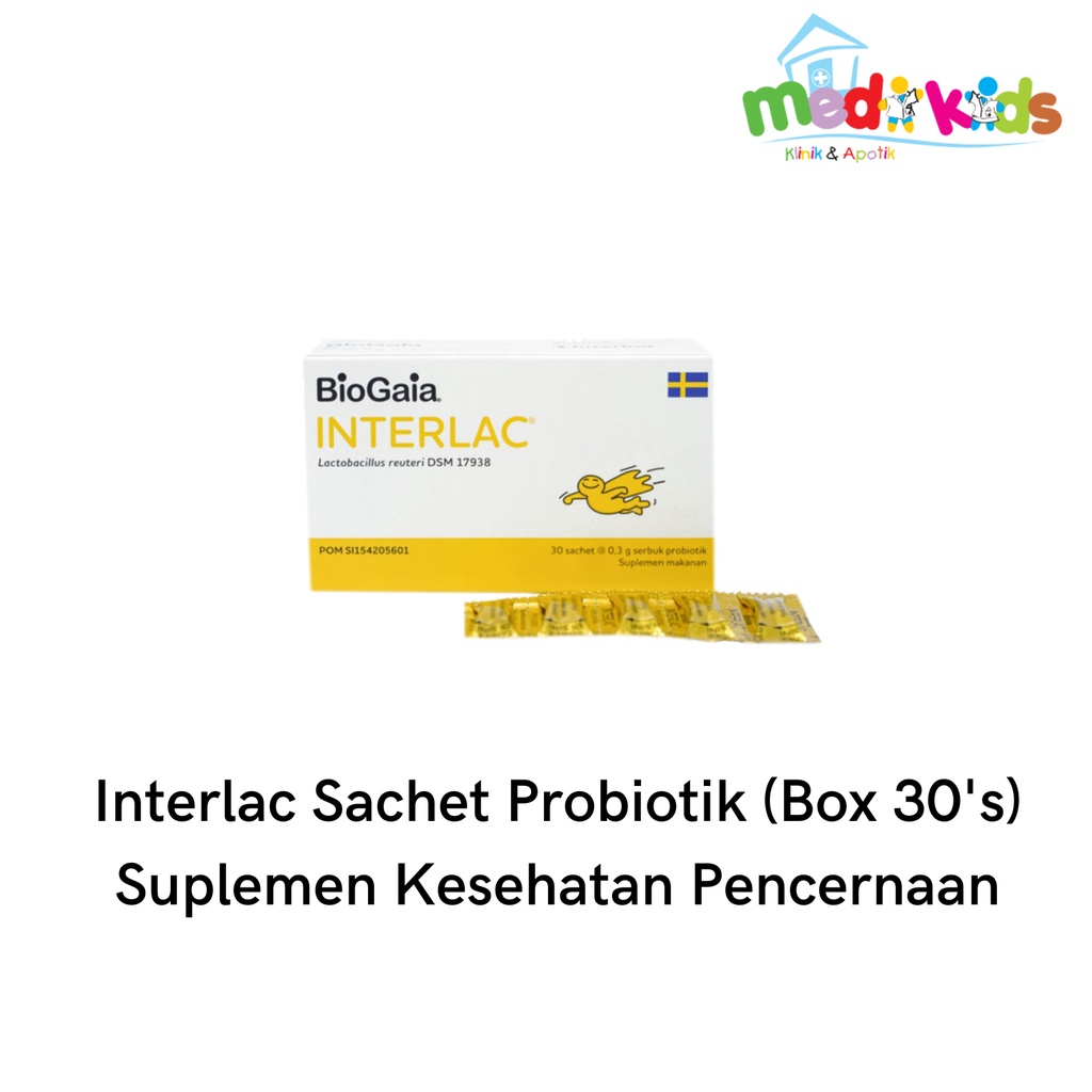 Jual Interlac Sachet (per Box) Probiotik Probiotic Pencernaan Anak ...
