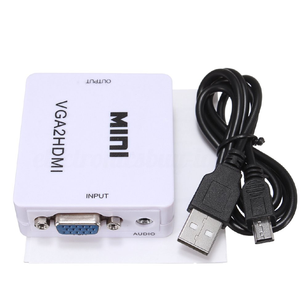 Jual KONVERTER VGA 15 PIN TO HDMI KONVERTER ADAPTER | Shopee Indonesia