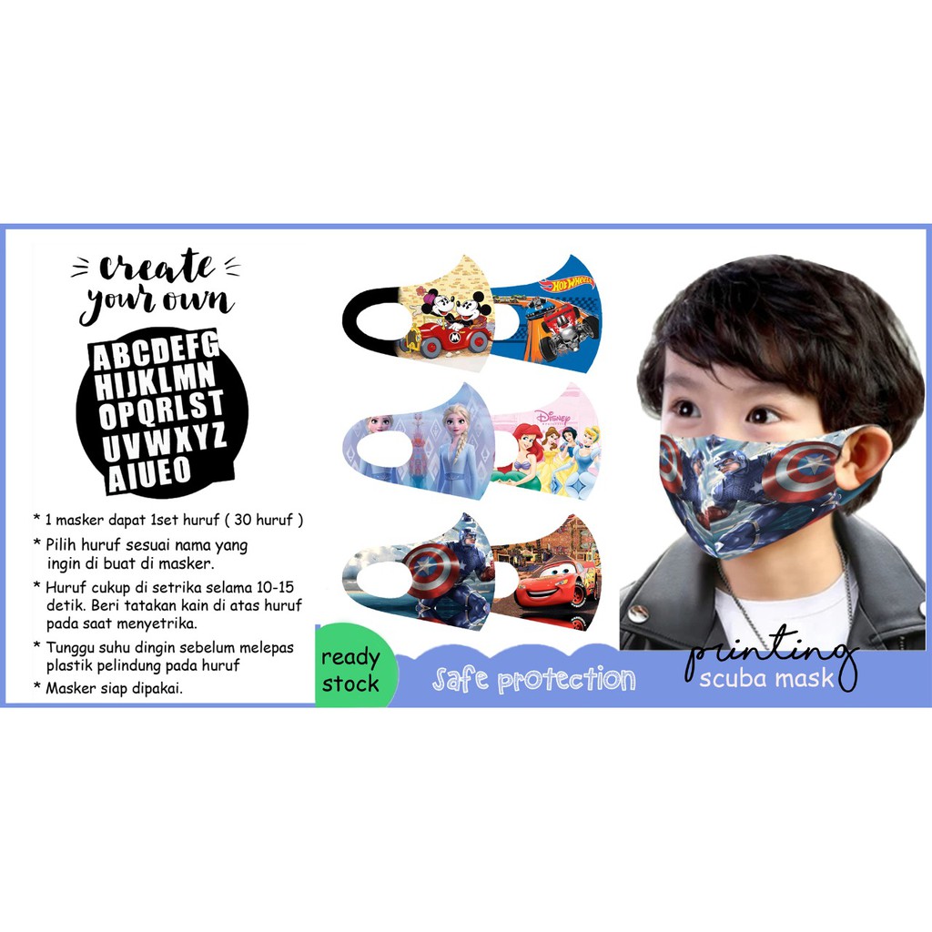 Jual masker anak heroes scuba + name | Shopee Indonesia