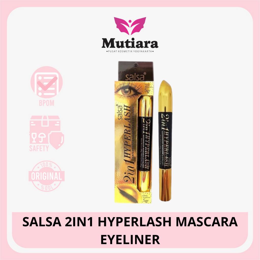 Jual SALSA 2IN1 HYPERLASH MASCARA EYELINER | Shopee Indonesia