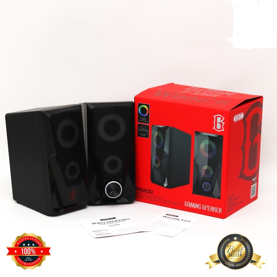Jual ROBOT RS200 GAMING SPEAKER AKTIF PC COMPUTER LAPTOP WITH AUX 3.5MM ...