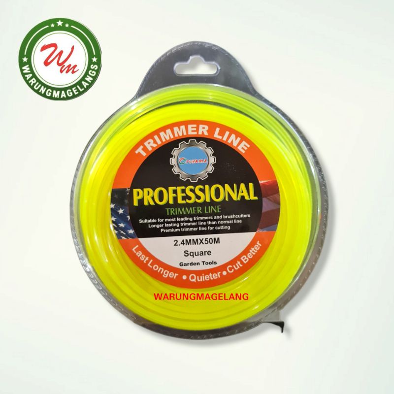 Jual NYLON CUTTER / SENAR MESIN POTONG RUMPUT 50m | Shopee Indonesia