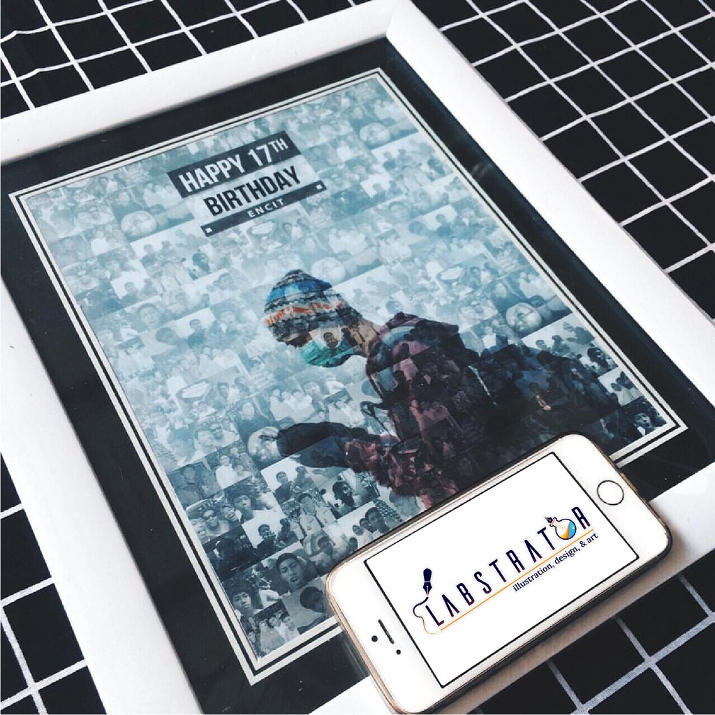 Jual Foto Mozaik + Frame 10R | Shopee Indonesia