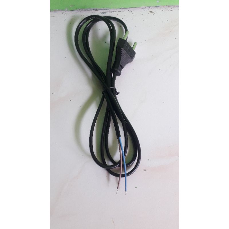 Jual Kabel buntung ac panjang 1,5 meter colokan listrik 220v | Shopee ...