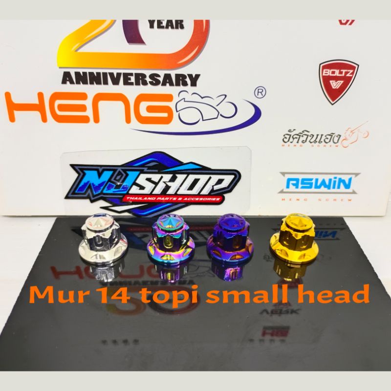 Jual mur 14 probolt mur topi 14 h2 star mur probolt stainless m10 drat ...