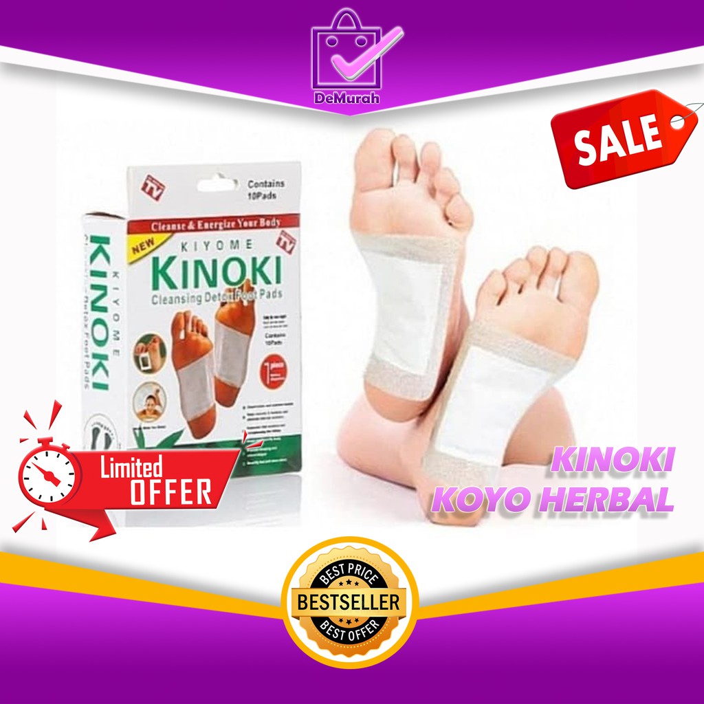Jual KINOKI Koyo Kaki Herbal Detoks / Detox Foot Pads Bamboo 0686 ...