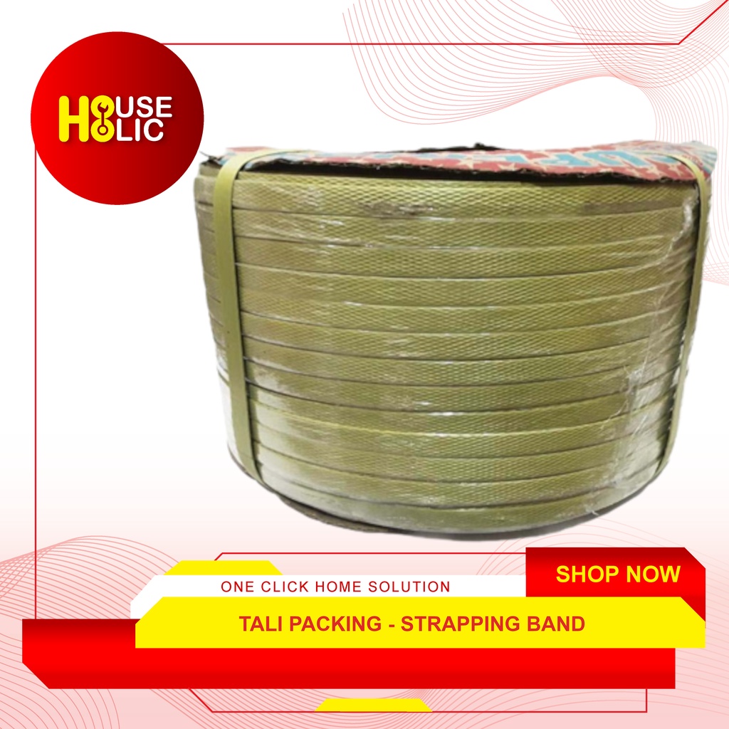 Jual Tali Strapping Band 1 Kg / Tali Packing Barang / Tali Klem Klam ...