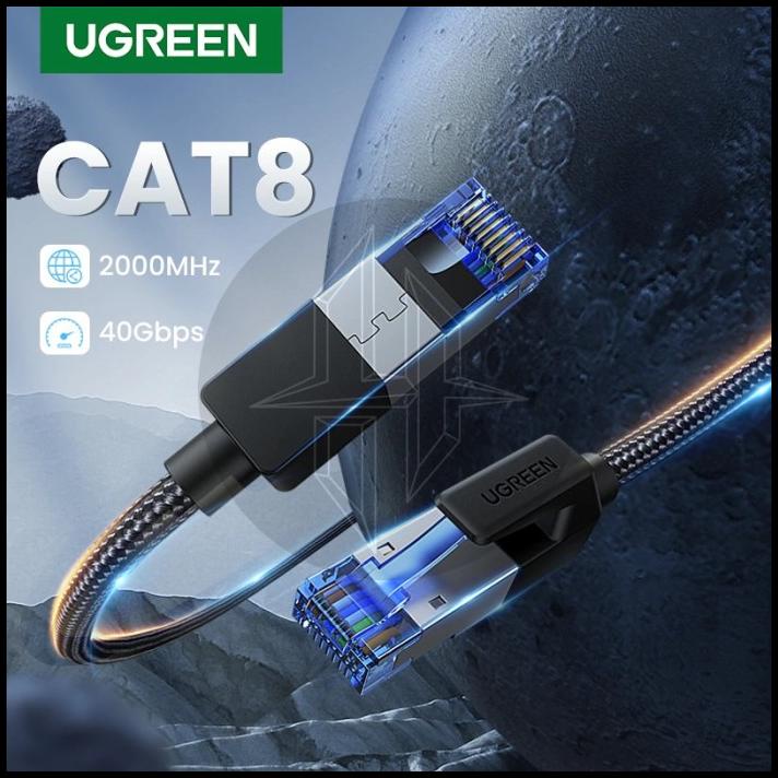 Jual Ugreen 80431 Kabel Lan Ethernet Network Internet Cable Rj45 Cat8 ...