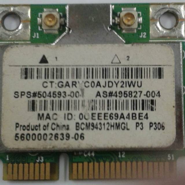 Jual Wifi internal laptop Broadcom BCM94313HMGB | Shopee Indonesia