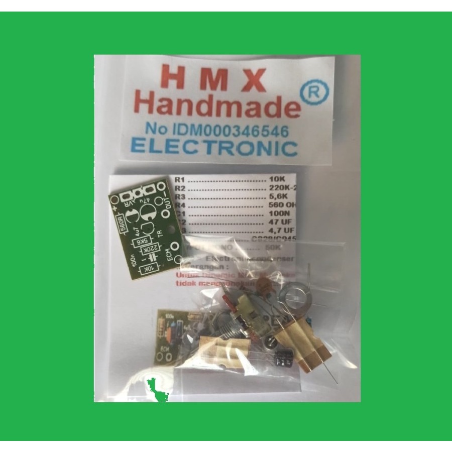 Jual Kit preamp Condenser Microphone C1815 [ belum solder ] Bishele88 ...