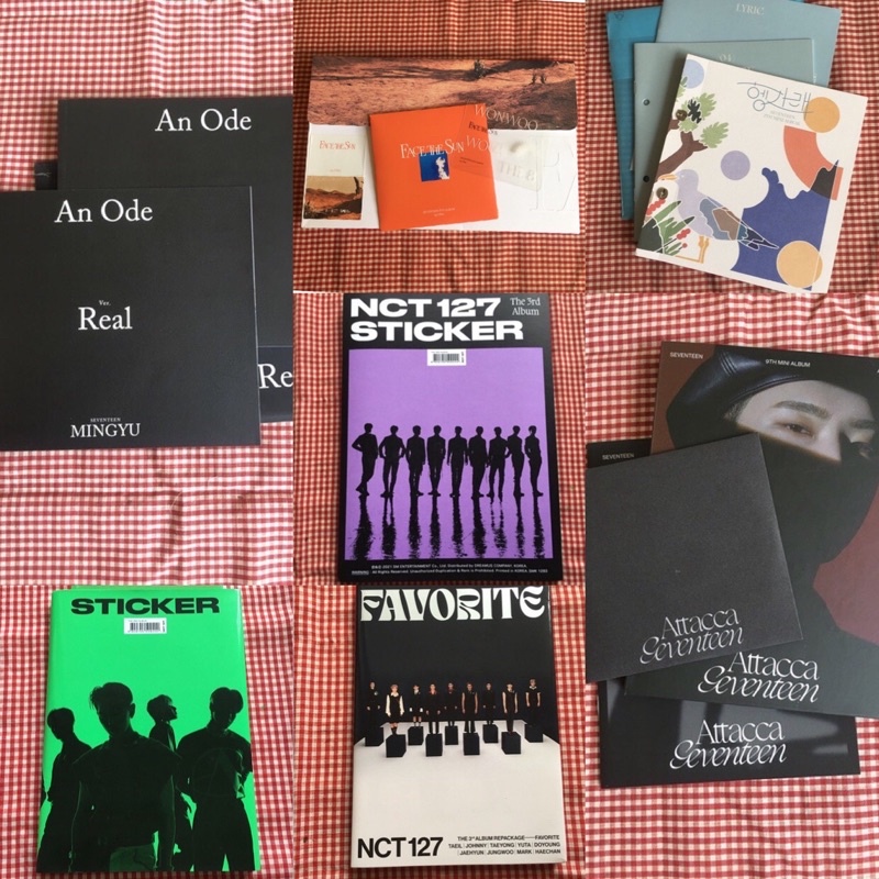 Jual Album only SVT NCT ray hoshi carver sticker favorite | Shopee ...