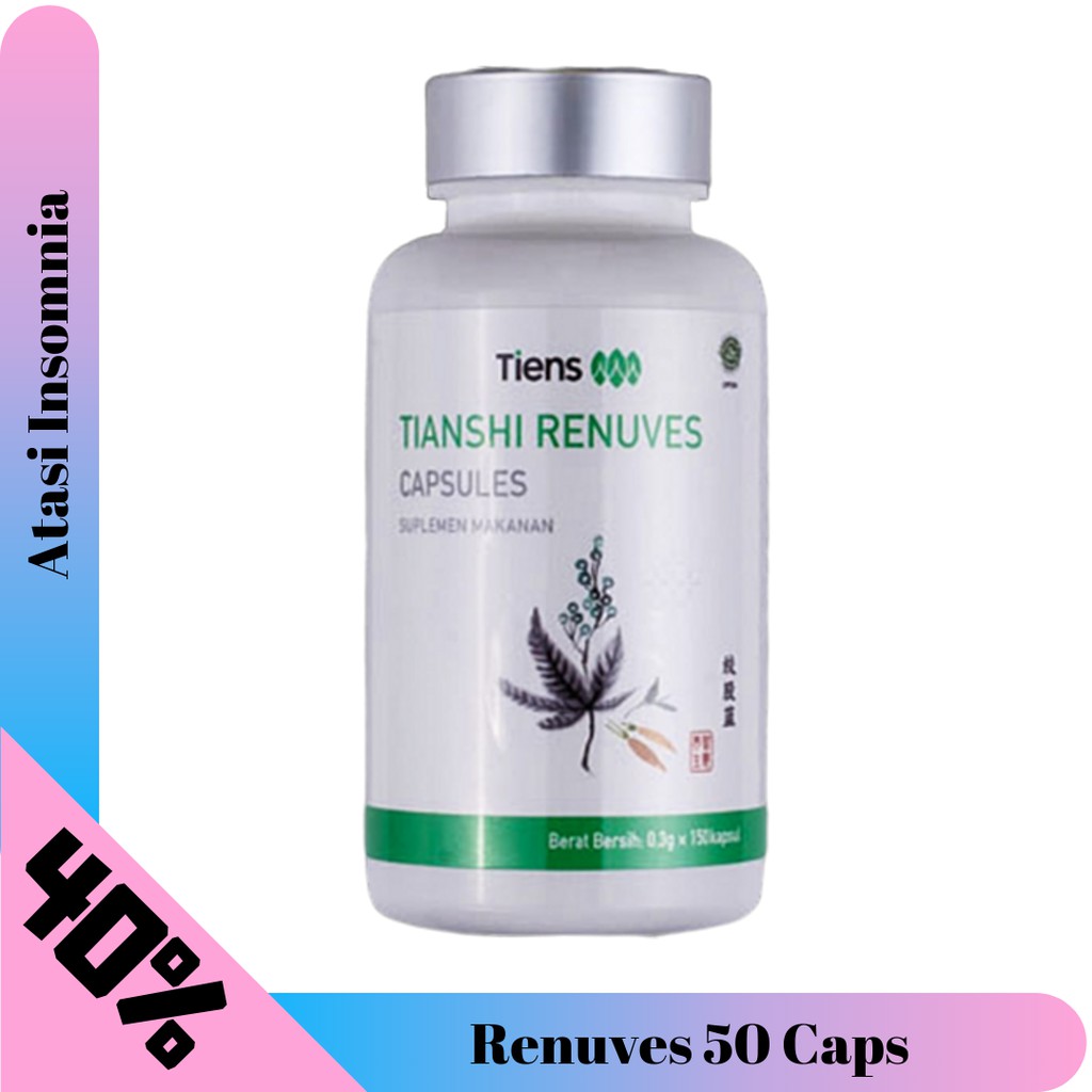 Jual Atasi Insomnia / Tiens Renuves Capsules / Original Tiens 50 ...