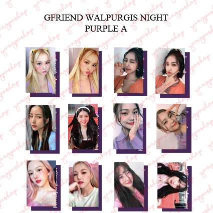 Jual [READY / SET] GFRIEND WALPURGIS NIGHT GFRI PHOTOCARD UNOFFICIAL FANMADE YANGPASHOP SOWON ...