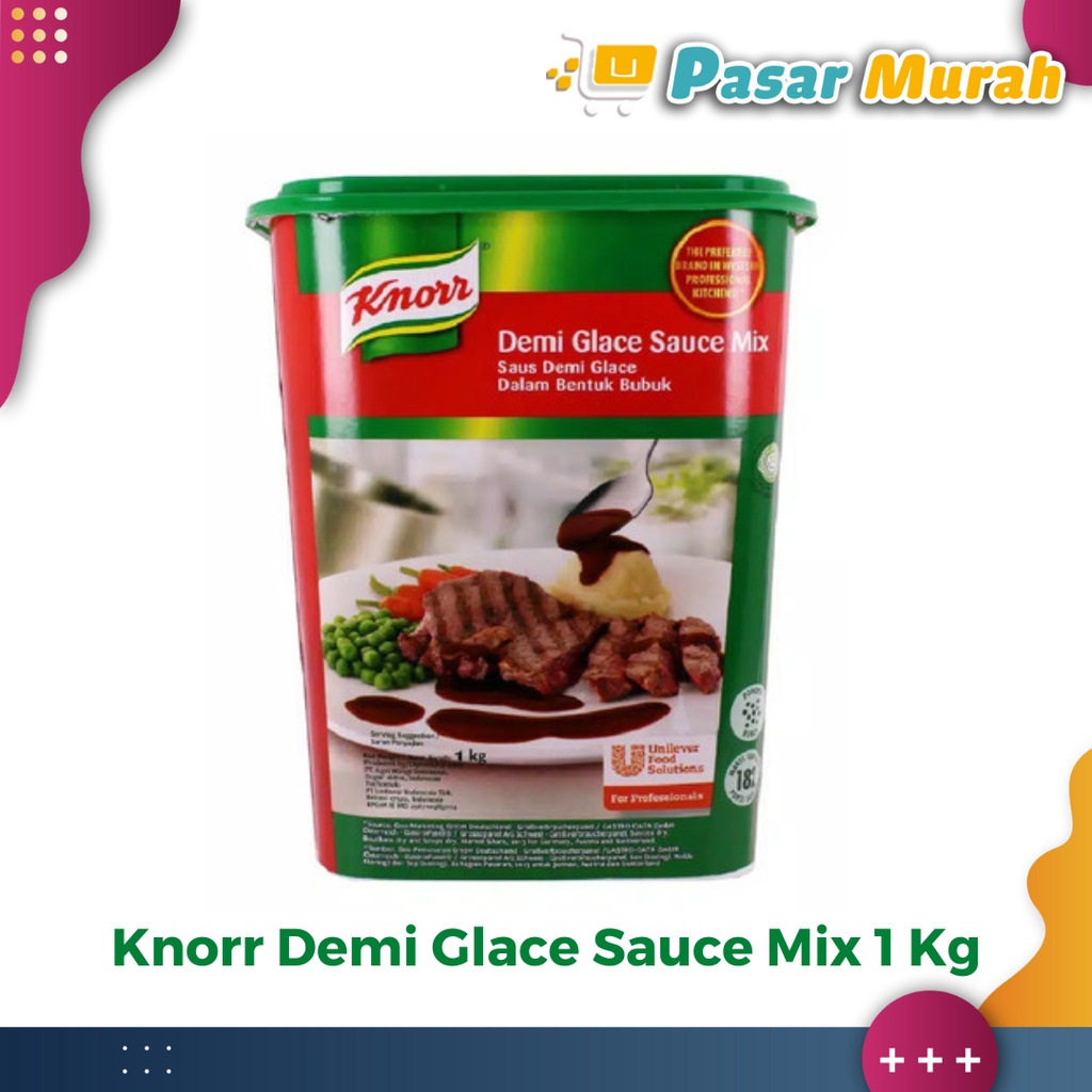 Jual DISTRIBUTOR KNORR DEMI GLACE SAUCE MIX 1 KG - PASAR MURAH | Shopee Indonesia