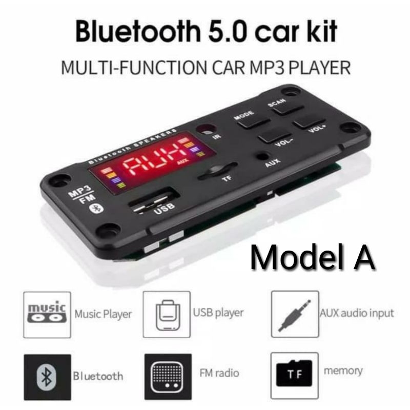 Jual Modul MP3 Bluetooth 5V 12V Modul Bluetooth MP3 Wireless | Shopee ...