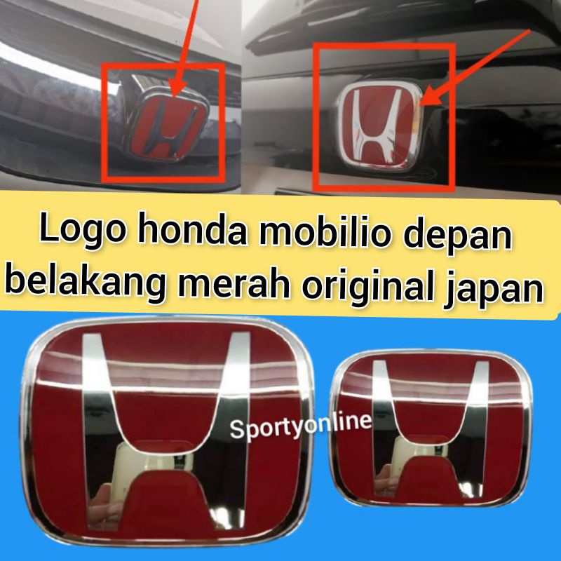Jual Logo Honda mobilio merah original | Shopee Indonesia