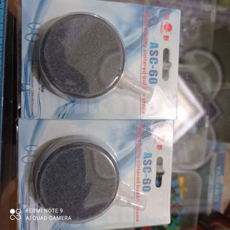 Jual Airstone ASC 60, Air stone diameter 6cm, batu gelembung aerator ...