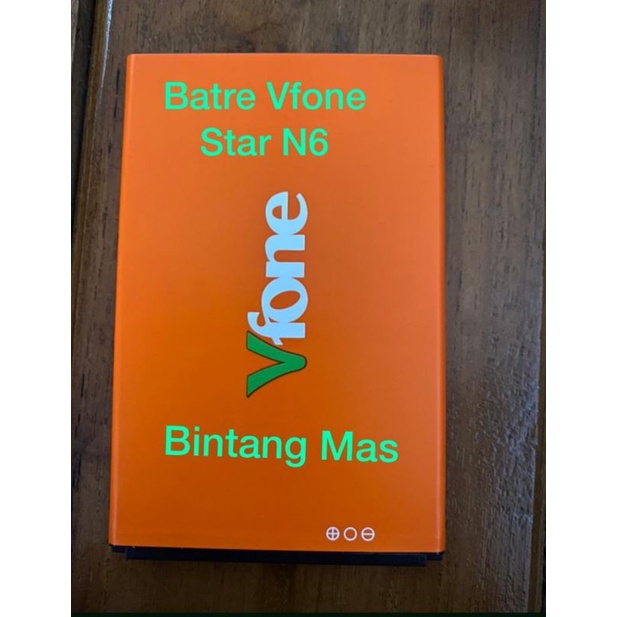 Jual BATERAI VFONE STAR N6 ORIGINAL 100% BRAND VFONE | Shopee Indonesia