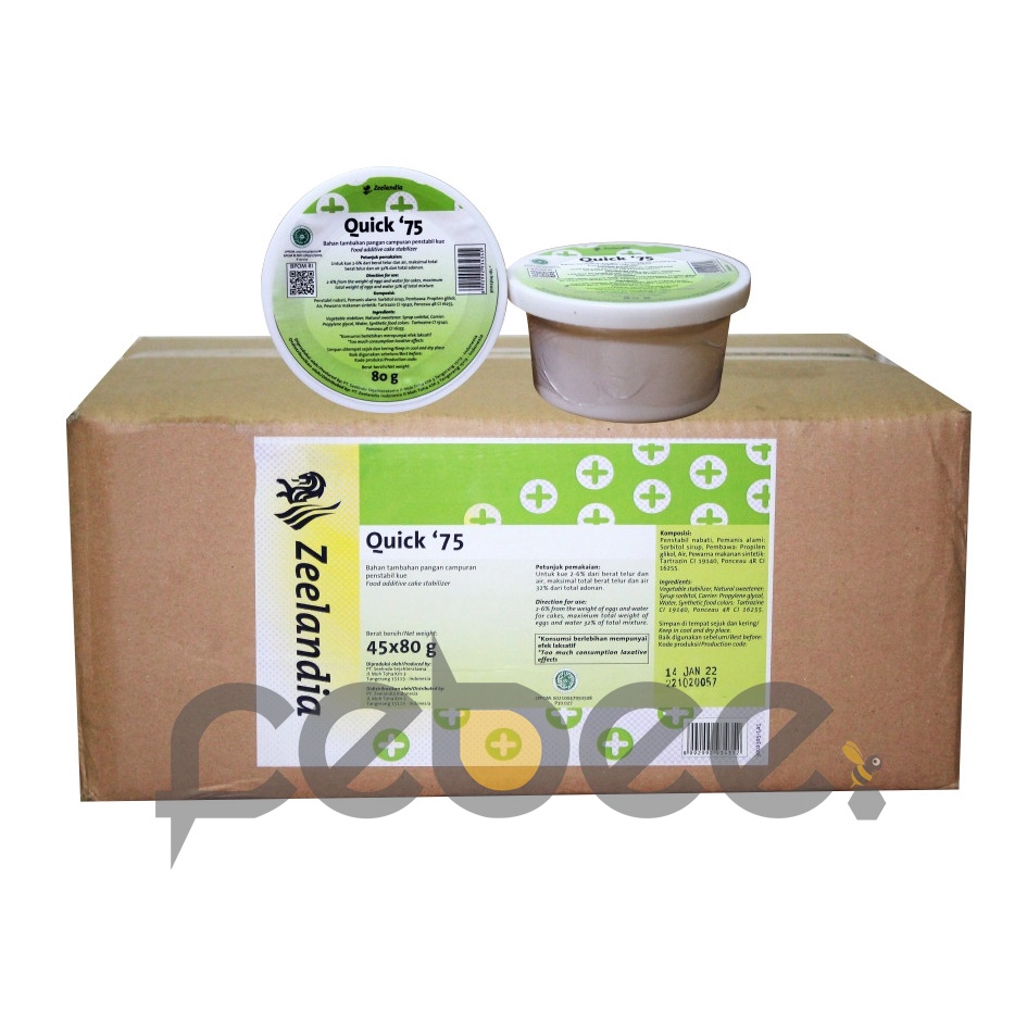 Jual SP Emulsifier Pengembang Kue Quick 75 80g | Shopee Indonesia