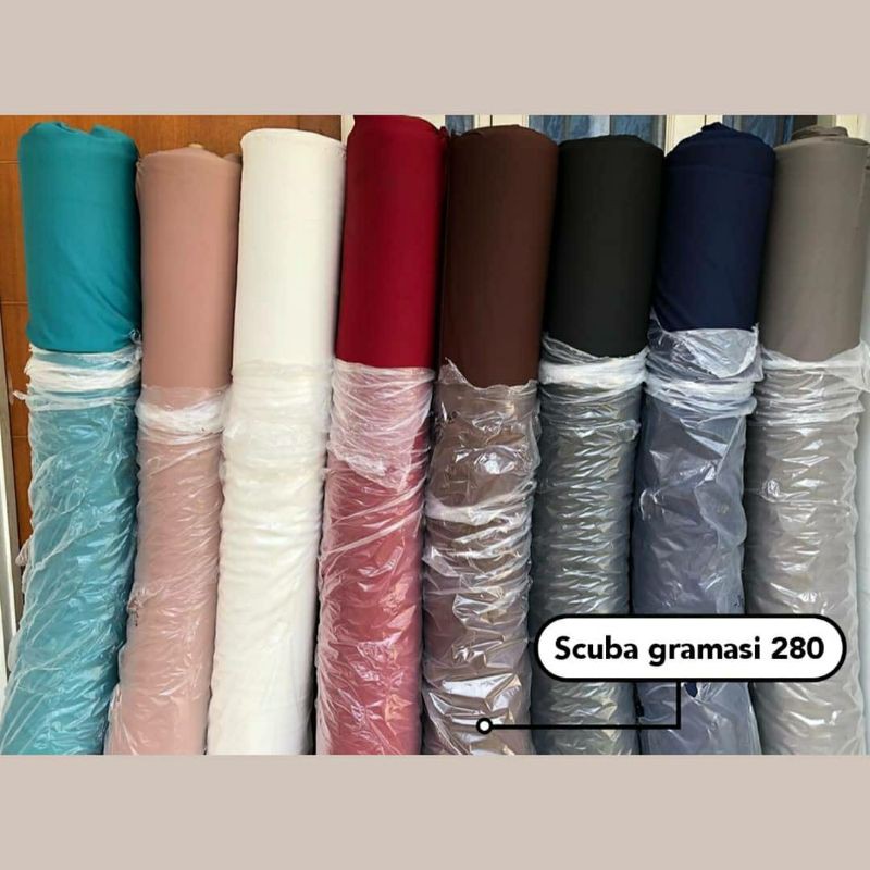 Jual Kain Scuba Kiloan Spandex | Shopee Indonesia